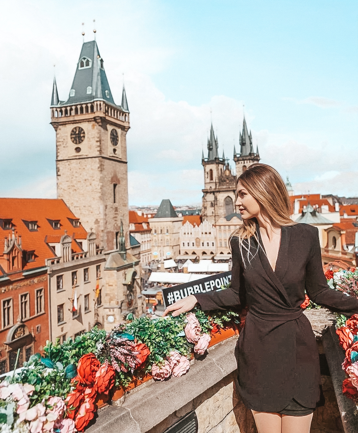 View of Old Prague and Insta fotospot, Old Town Square, Prague | Terasa ...